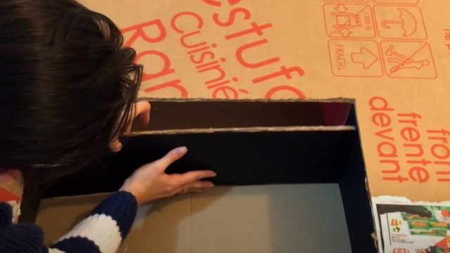Cómo hacer una chimenea de cartón hermosa y barata para Navidad ...