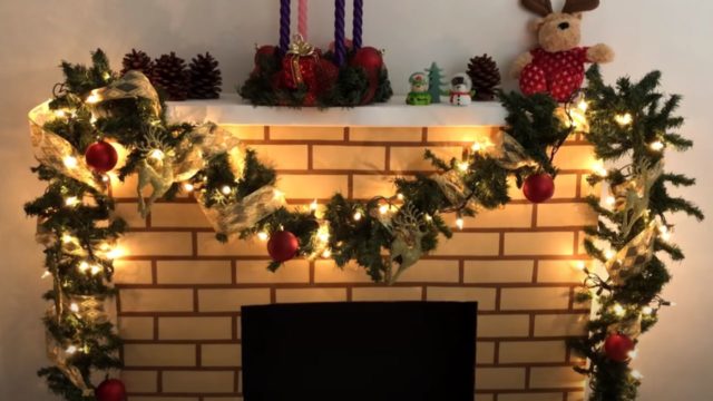 Cómo hacer una chimenea de cartón hermosa y barata para Navidad ...